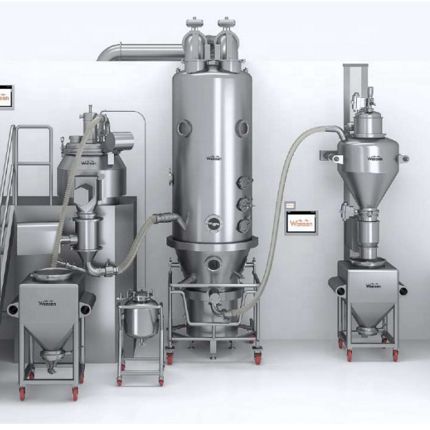 High Quality Pharmacy Production Fluid Bed Dryer And Granulator ...